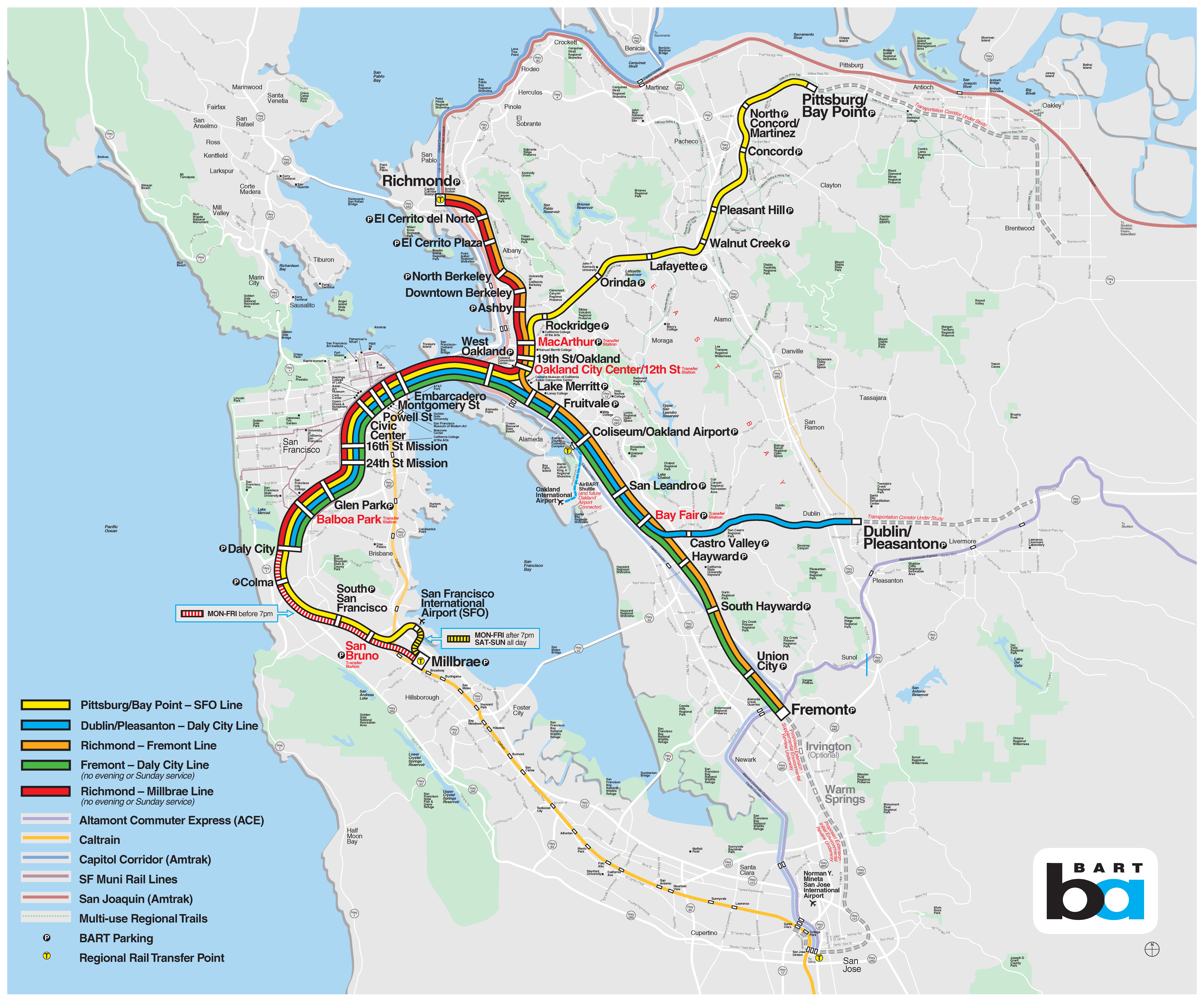Podcast Explore The History Of The BART Map Bay Area Rapid Transit